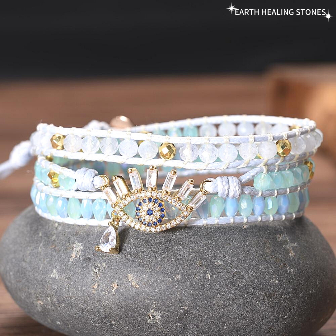 Crystal Nazar Wrap Bracelet – Warasibe